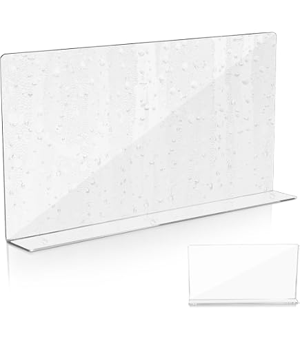 Shower Splash Guard Transparent Sink Water Splash Guard Anti-water ...
