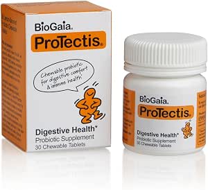BioGaia Probiotic Chewable Tablets, 30 Count Box by BioGaia : Amazon ...
