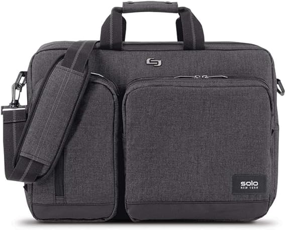 Solo 15.6" Laptop Hybrid Briefcase Backpack, Grey, UBN310-10: Amazon.ca ...