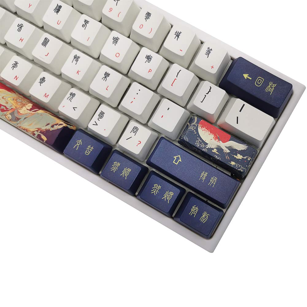 Buy SDYZ Keycaps PBT Taoism Keycap Set OEM Profile Custom Keycap with ...