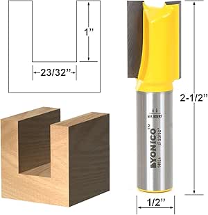 Amazon.com: Yonico 14924 23/32-Inch Undersized Plywood Straight Dado ...