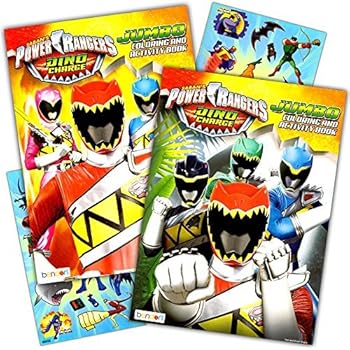 Amazon.com: Power Rangers Coloring Book Super Set -- 2 Coloring and ...