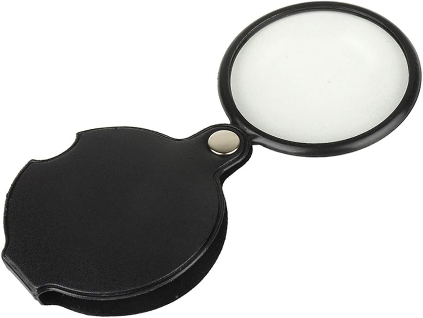 Pocket Magnifying Glasses, 5X Portable Handheld Folding Magnifier with ...