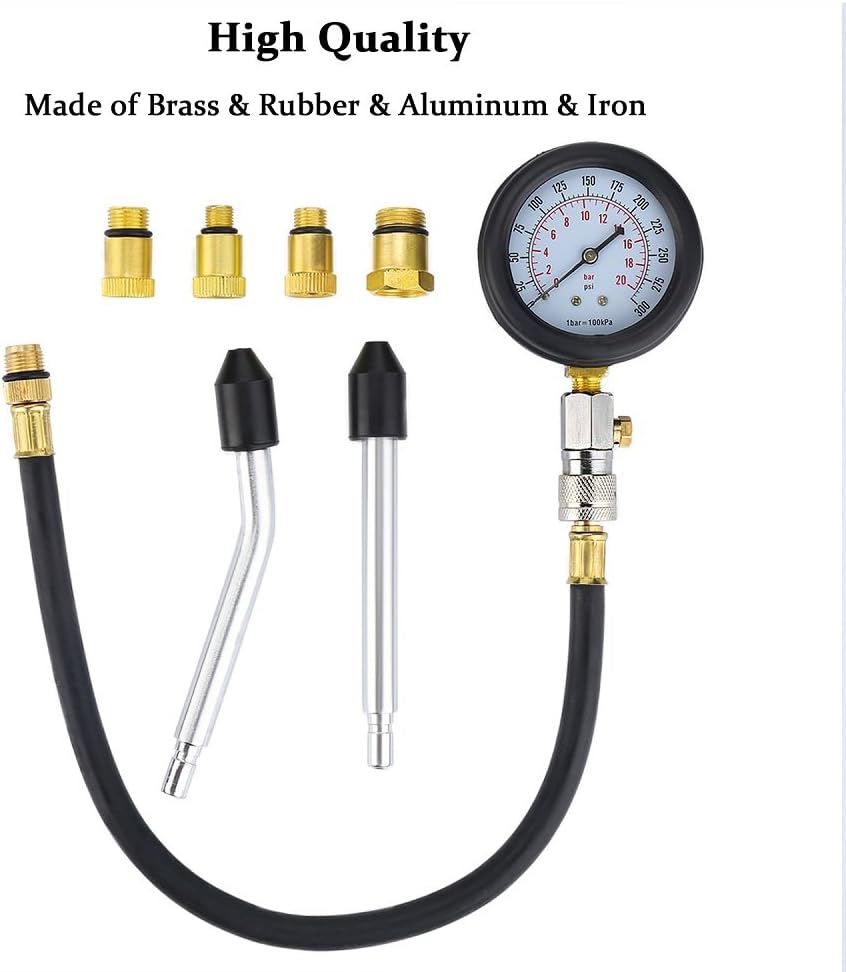 VETOMILE Engine Cylinder Pressure Gauge Diagnostic Tool Compression ...