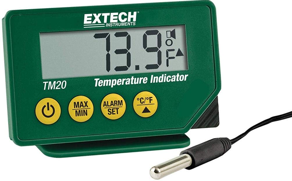 Extech TM20 Extech TM20 Waterproof Thermometer; 3/4" SS Probe, 9.2 ...