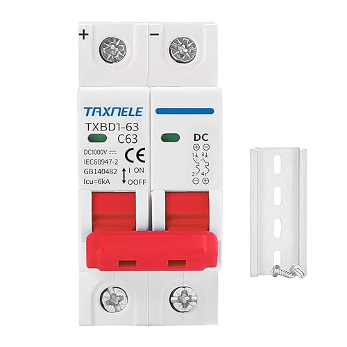 DC Miniature Circuit Breaker 2P 1000V 63A Solar Mini Circuit Breaker ...