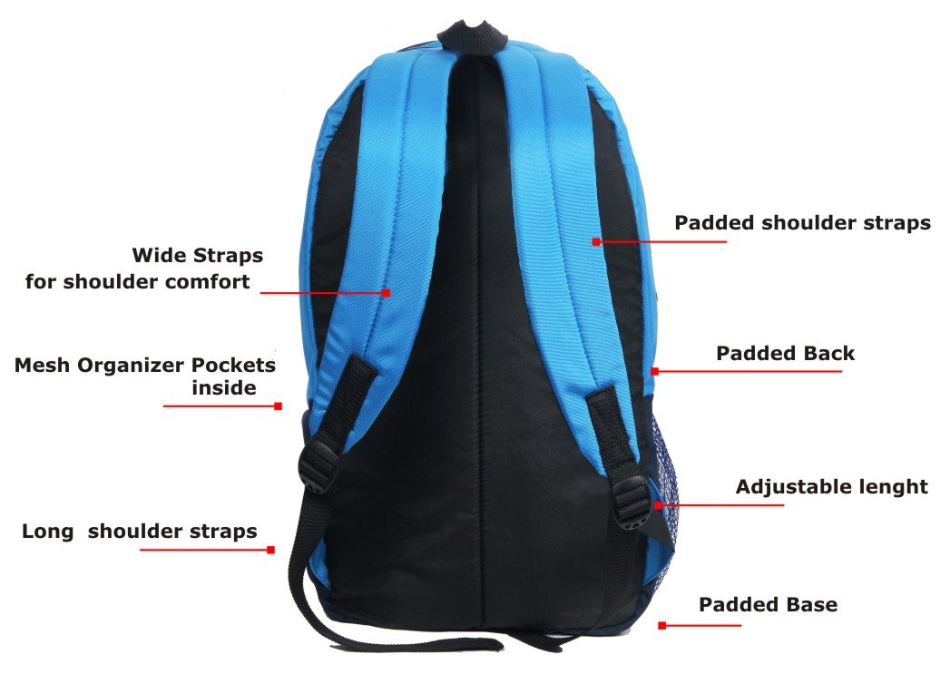 POLESTAR Hero 32 Lt Sky & Navy Casual Backpack/Day Pack Bag - Buy ...