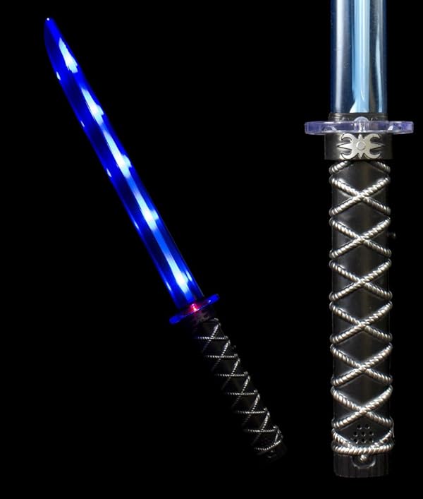 Fun Central AT936 LED Ninja Sword, Light Up Sword, LED Sword, Ninja ...