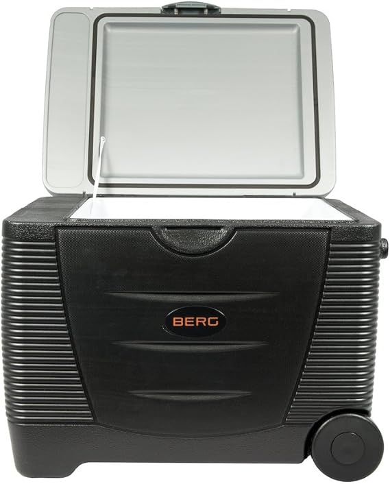 Berg Large Electric Portable 45 Litre 12V 240V Cool Box / Bag Warm ...