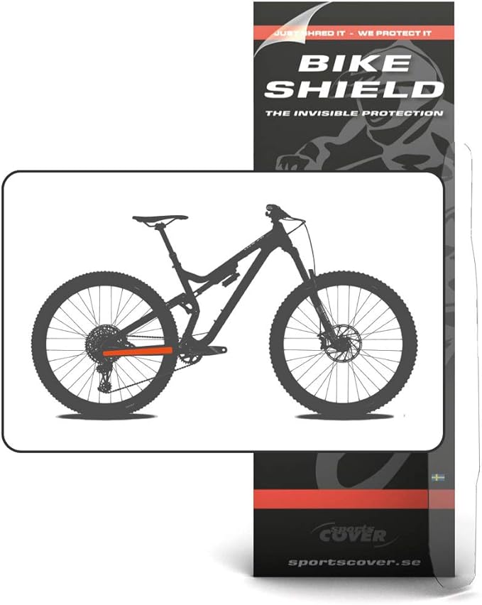 Bike Shield Stay Shield 1 Frame Protection - Transparent Gloss: Amazon ...