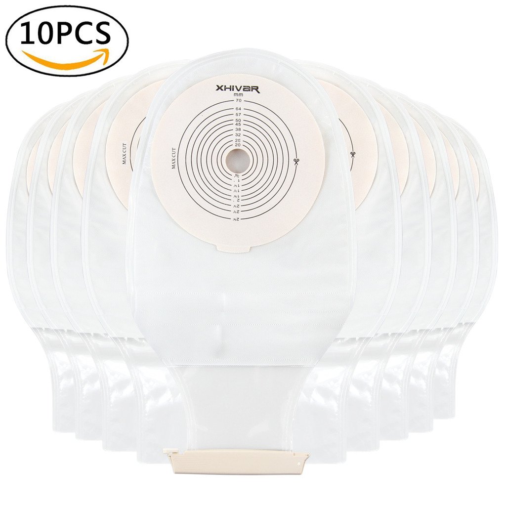 ostomy colostomy Supplies by XHIVAR Premium Medicals Drainable Pouch ...