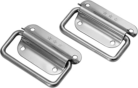 Klappgriffe Edelstahl (2x) in 3 Größen zum auswählen 50mm,78mm & 102mm ...