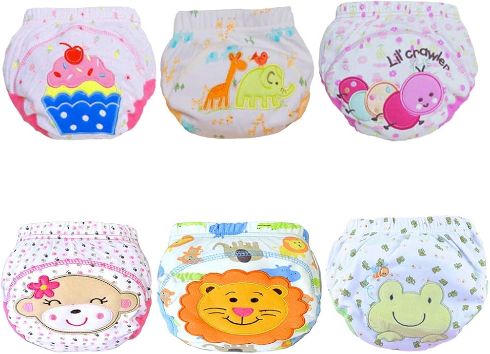 WanYangg Culottes d'apprentissage Coton Bébé Lot De 3/6 Imperméable ...