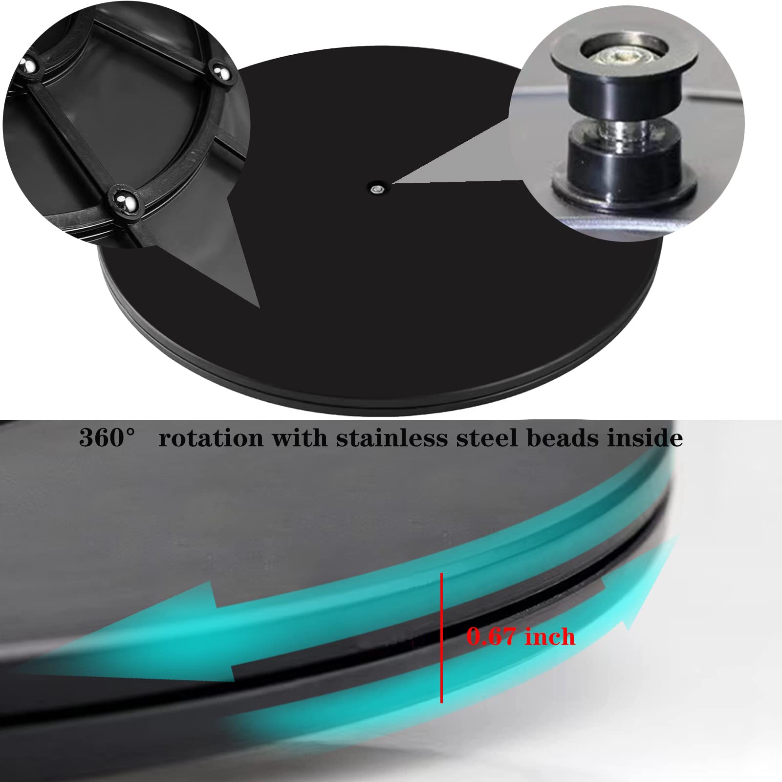 Mua JIOFAVIU 15.8" Resin Leveling Turntable | Non-Slip Silicone Craft ...