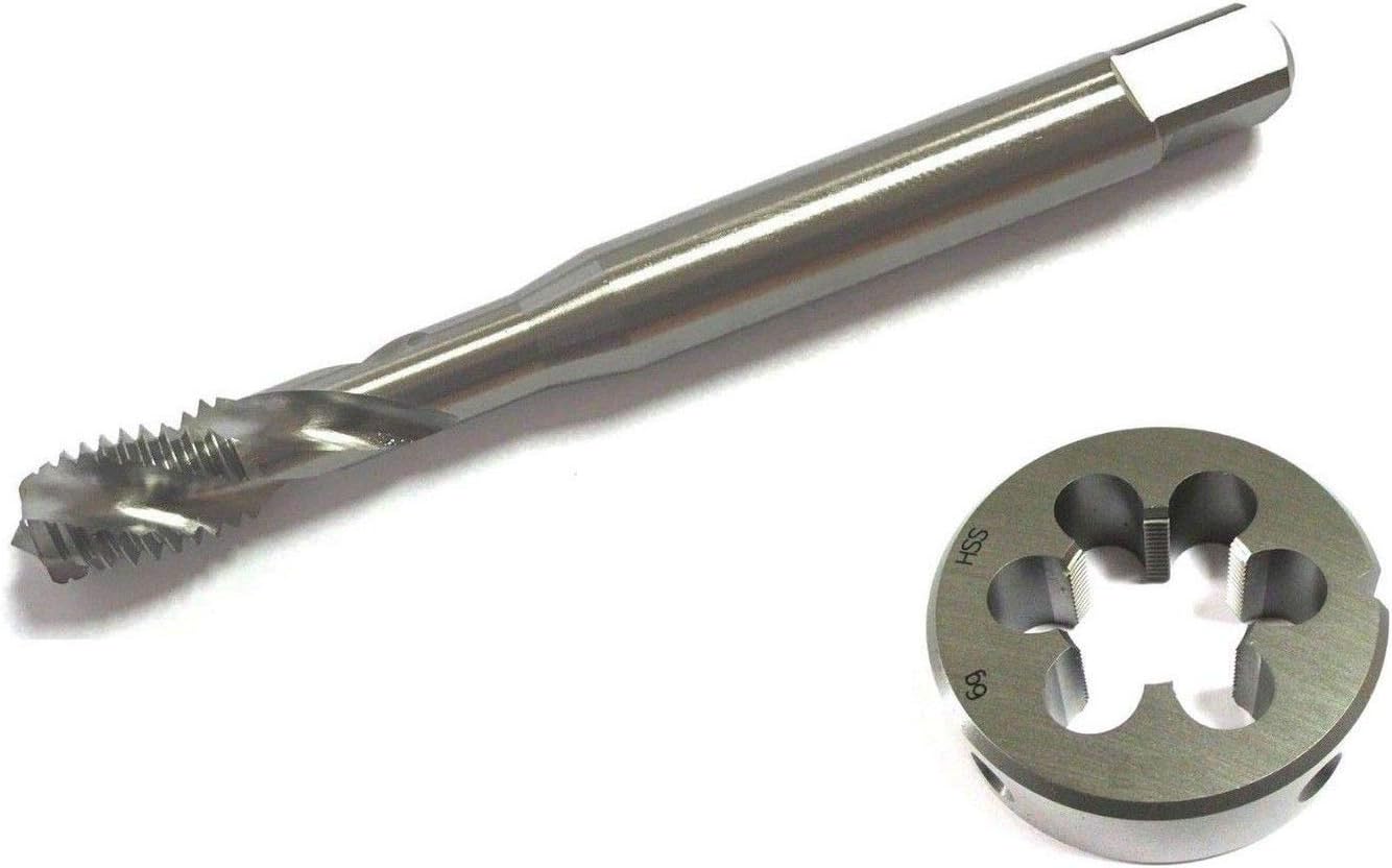 Maschio e filiera M10 x 0,75 – Filettatura fine DIN ISO 13 – Qualità HSS – produzione UE: Amazon ...