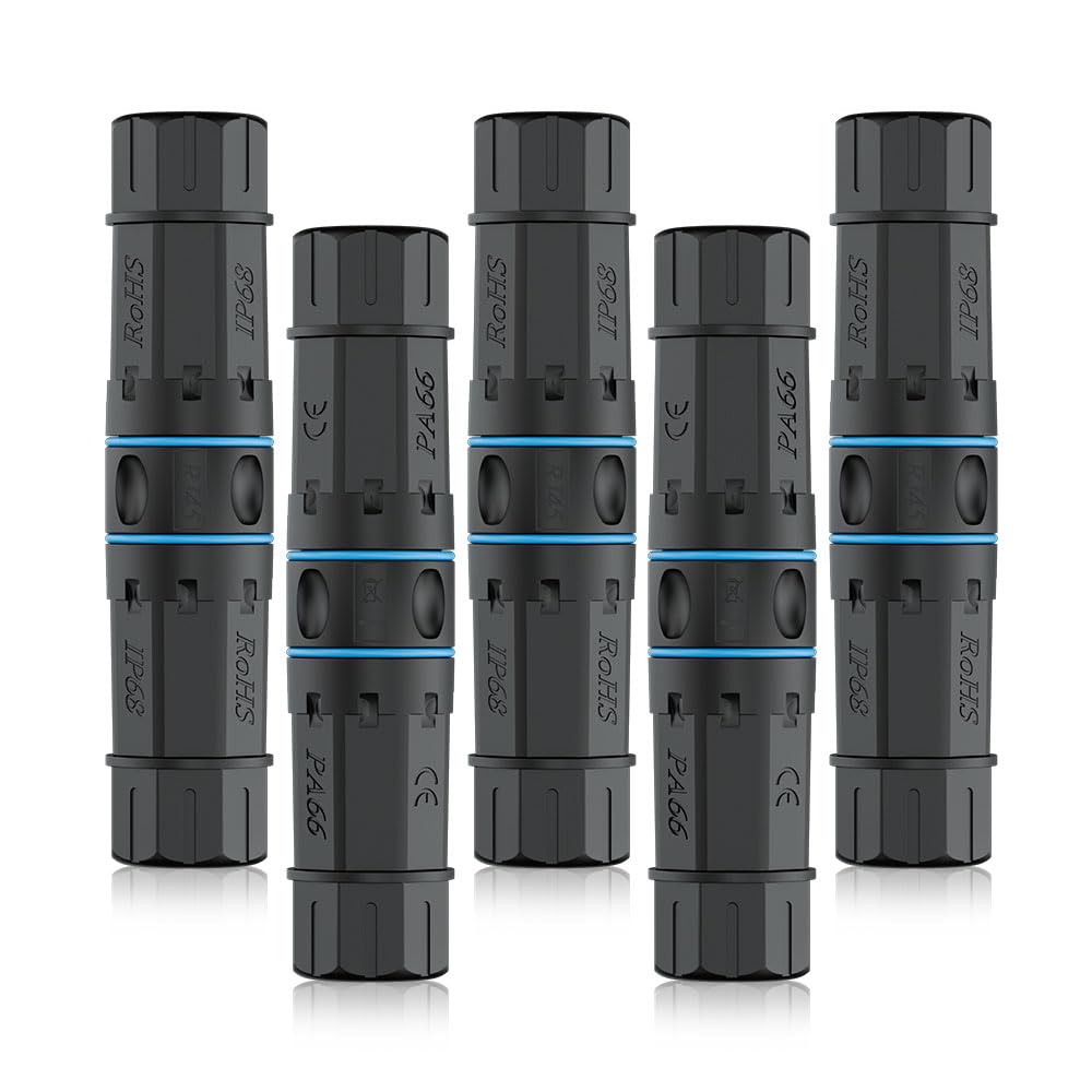 iwillink Waterproof RJ45 Coupler, Shielded Female to Female Waterproof Ethernet Coupler, IP68 ...