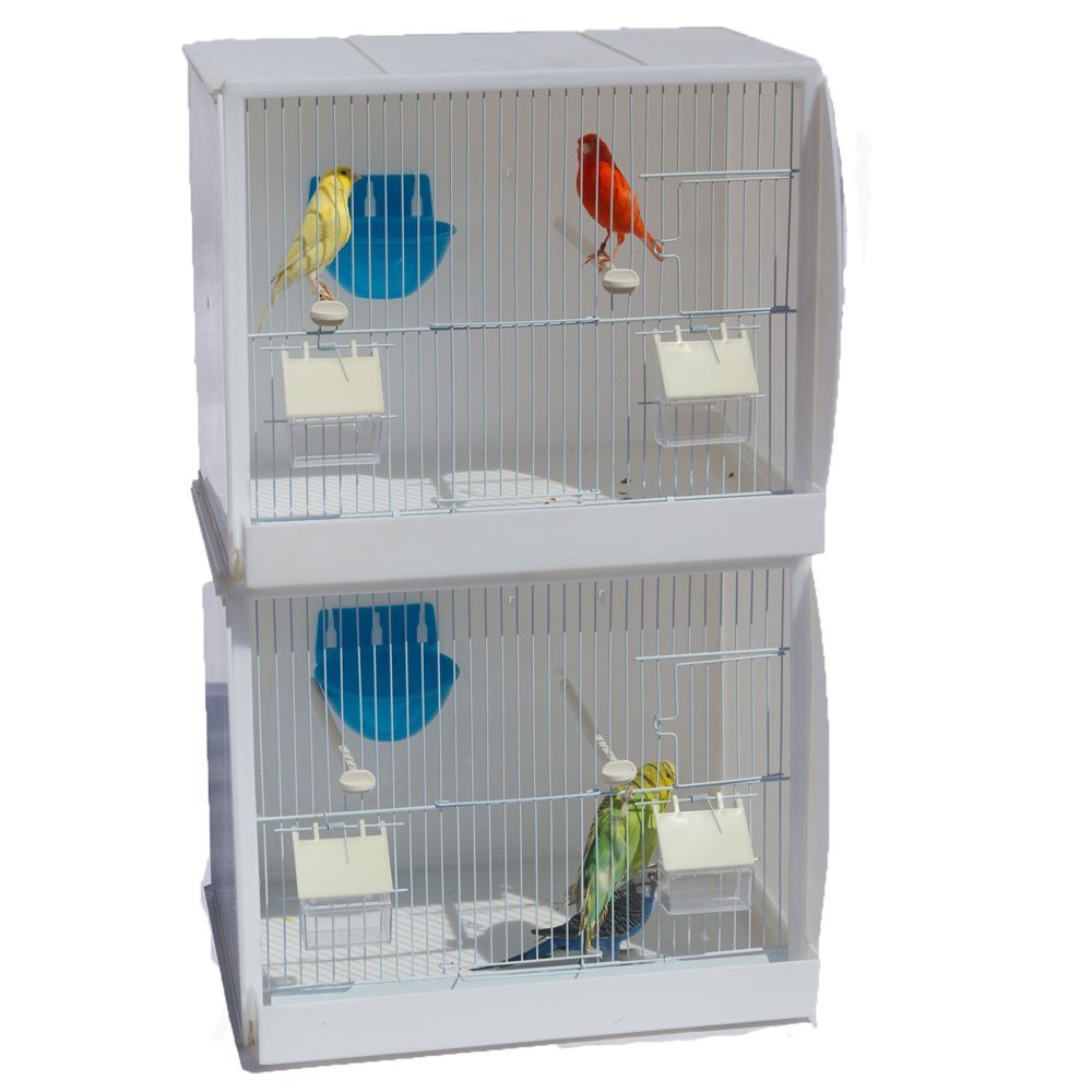 Birdcages x2 kook9 Canary Kookaburra Rowan Plastic Breeding cages for ...