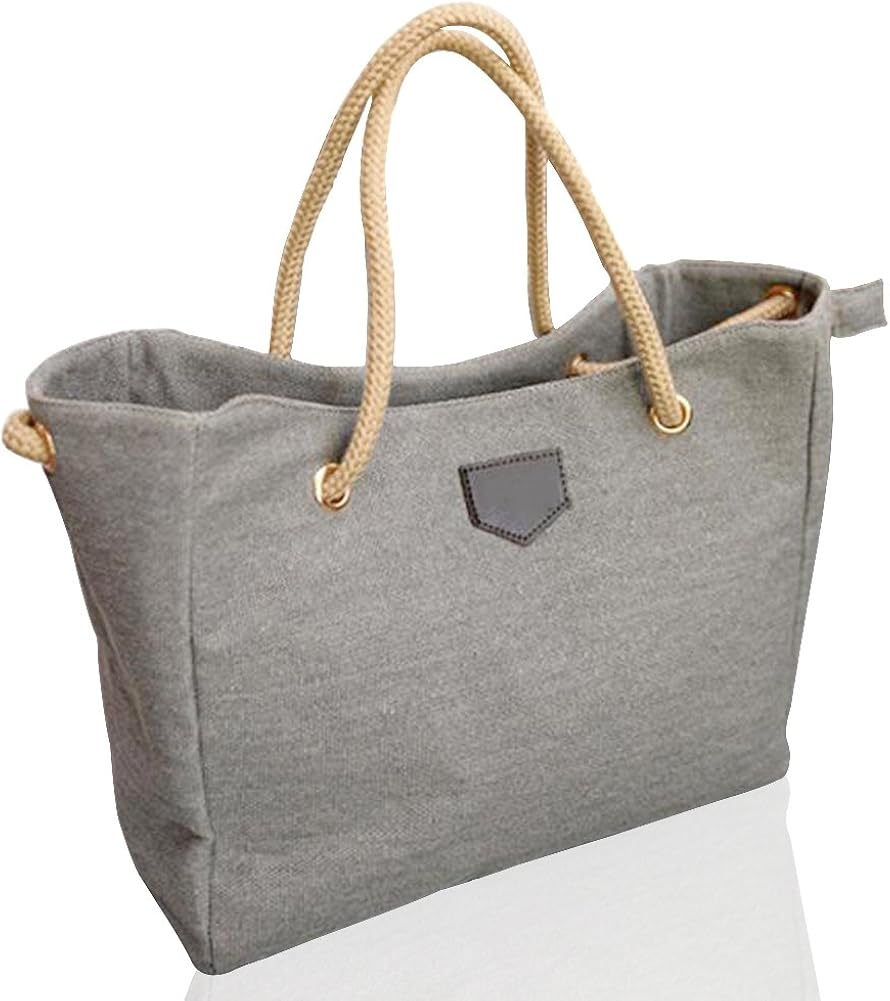 Cabas pour femme, Sacs de plage, Toile Sacs portés main, Sac en toile ...