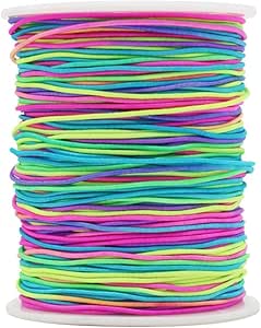 Amazon.com: Tenn Well Elastic String for Bracelets, 328 Feet 1mm ...
