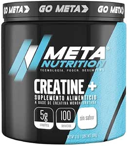 Creatina Meta Nutrition Monohidratada Creatine + 500 Gr *100 Porciones ...