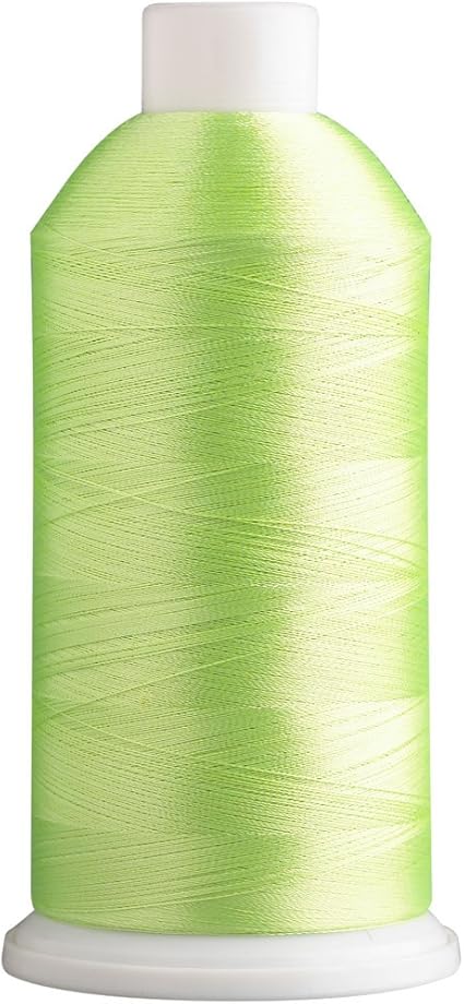 Amazon.com: SuperB Polyester Embroidery Thread 40wt 5000m. Lime Green ...