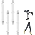 Amazon.com : Adjustable Boot Straps Pant Stirrups Clips for Women and ...