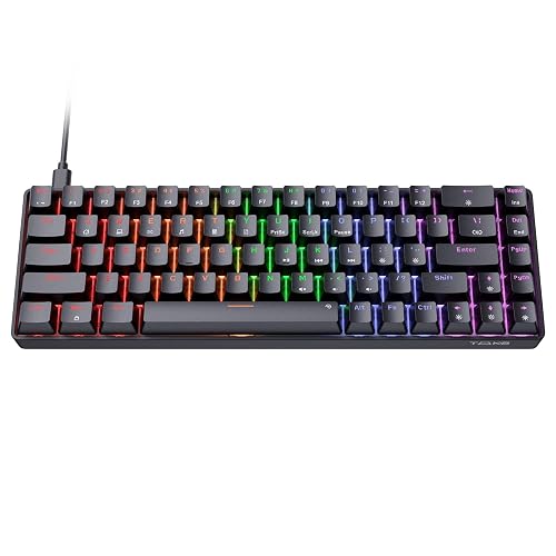 DIERYA x TMKB T68SE Wired 60% Mechanical Gaming Keyboard, RGB Backlit ...