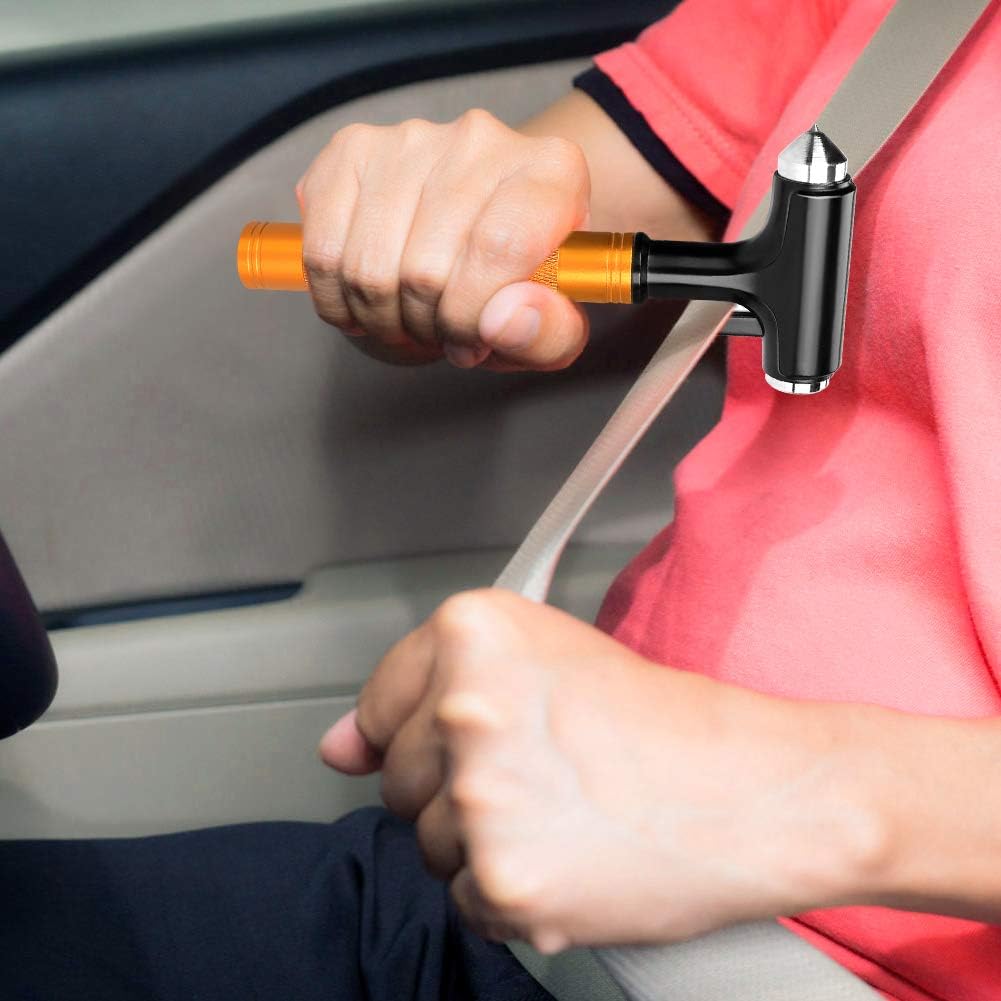 Bestcool Safety Hammer, Emergency Escape Car Window Hammer Metal ...