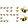 Amazon.com: Bees Cake Decorations- Bumble Bee Shaped Edible Hard Sugar ...