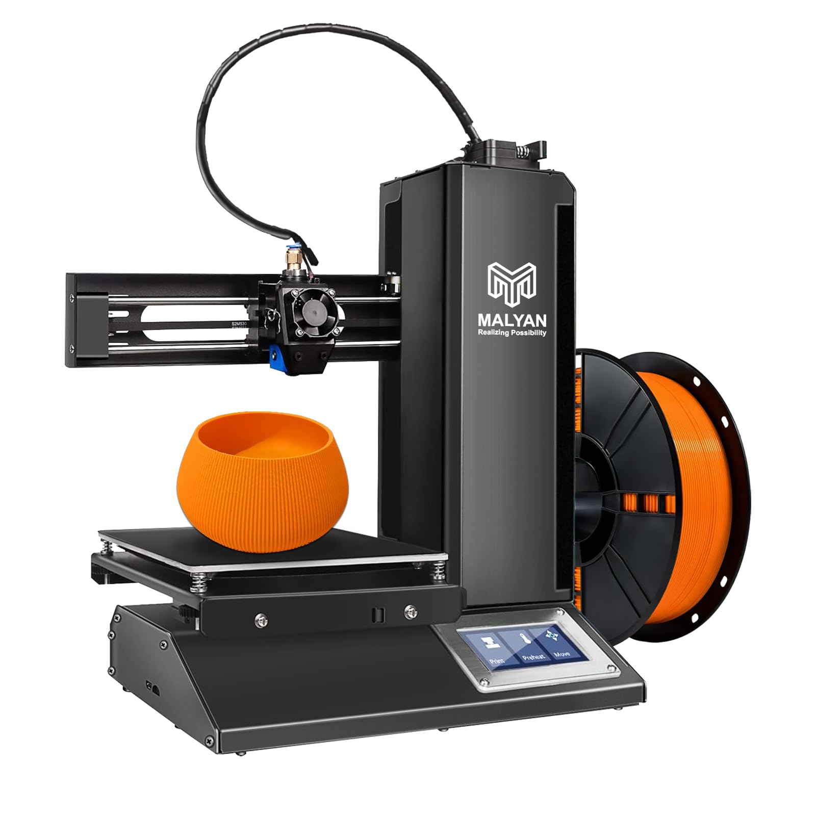 MALYAN M320 FDM Mini 3D Printer,Fully Assembled 3D Printers Easy for Beginners and Kids, High ...