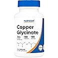 Amazon.com: Nutricost Copper Glycinate Capsules (120 Capsules, 3MG ...