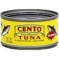 Amazon.com : Cento Solid Packed Tuna in Olive Oil, 3-Ounce Cans (Pack ...
