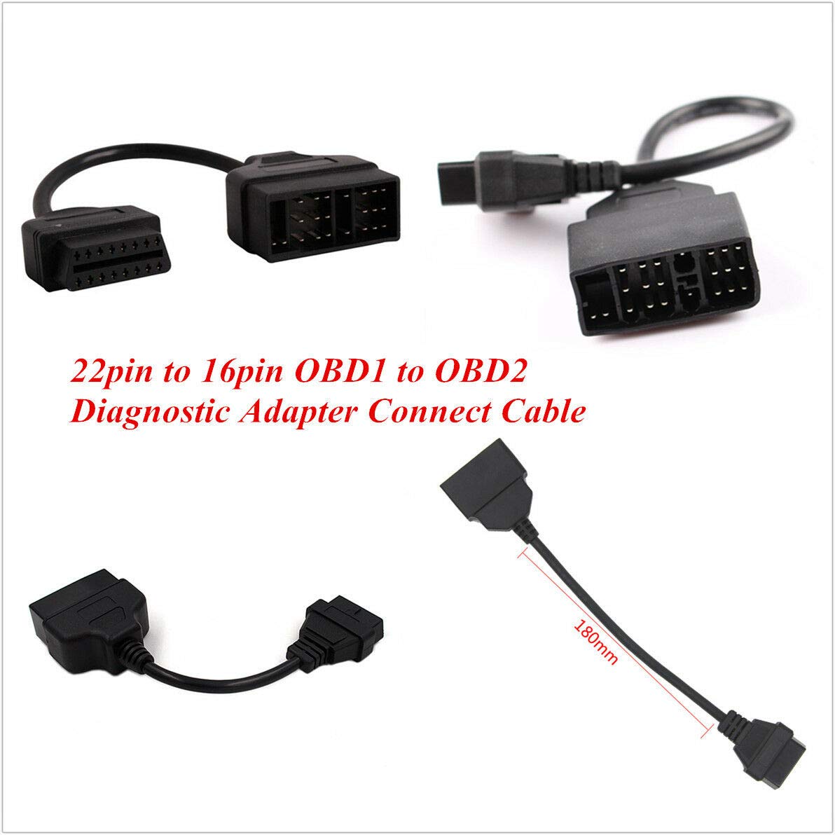 Buy FidgetGear 22 Pin to 16 Pin OBD1 to OBD2 Diagnostic Adapter Connect ...