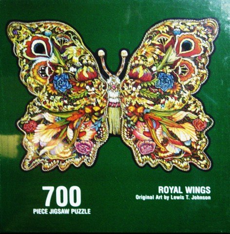 Butterfly Shaped Jigsaw Puzzle | Challenging Gorgeous Vibrant Colored!