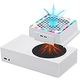 Amazon.com: Mcbazel RGB Cooling Fan for Xbox Series S, Cooling System with 3 Speed Level ...