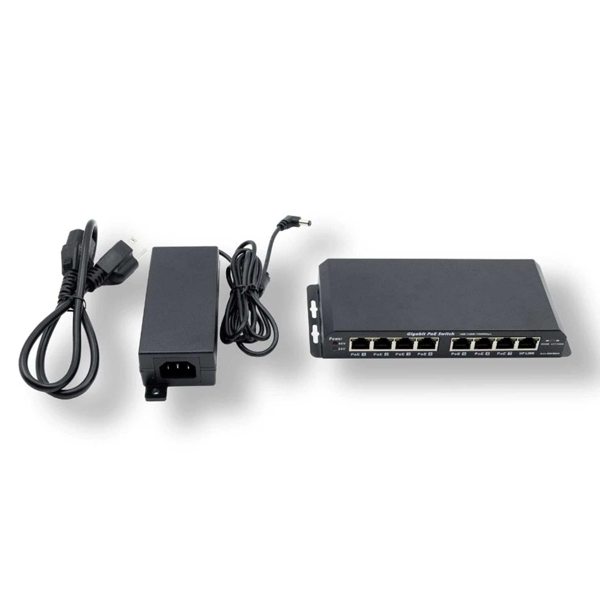 Mua 8 Port Passive PoE Switch - 24v Passive Unmanaged Network Gigabit PoE Switch w/ 1 Uplink ...