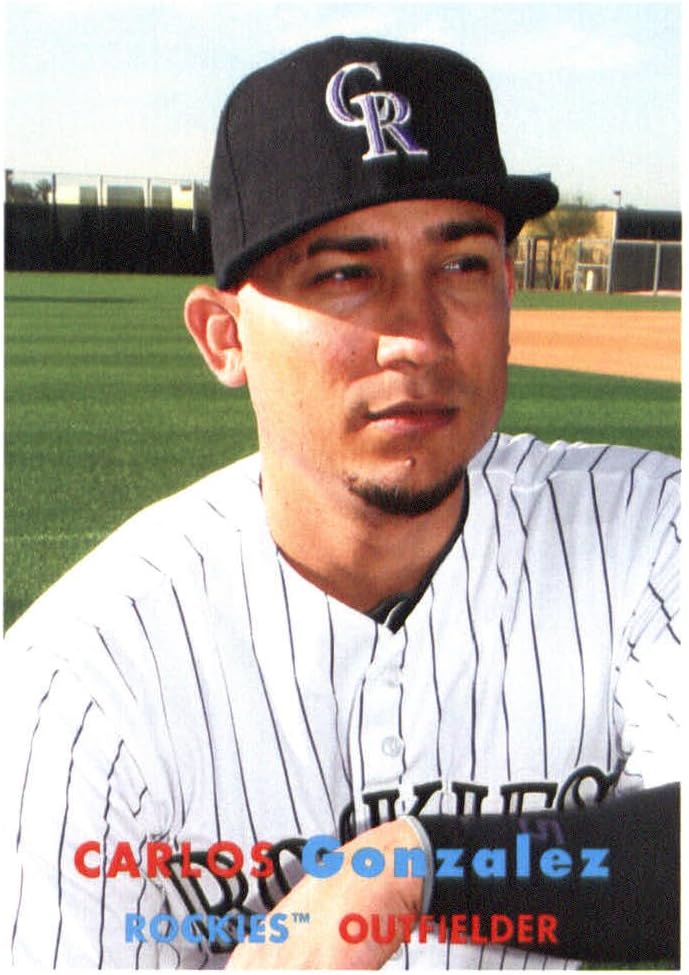 Amazon.com: 2015 Topps Archives Baseball Card #38 Carlos Gonzalez ...