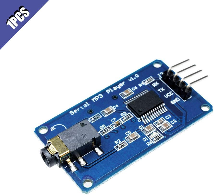 Amazon.com: Ximimark 1Pcs YX5300 MP3 Music Player Module Voice Serial ...