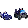 Amazon.com: Fisher-Price DC Batwheels Light-Up 1:55 Scale Toy Cars 2 ...