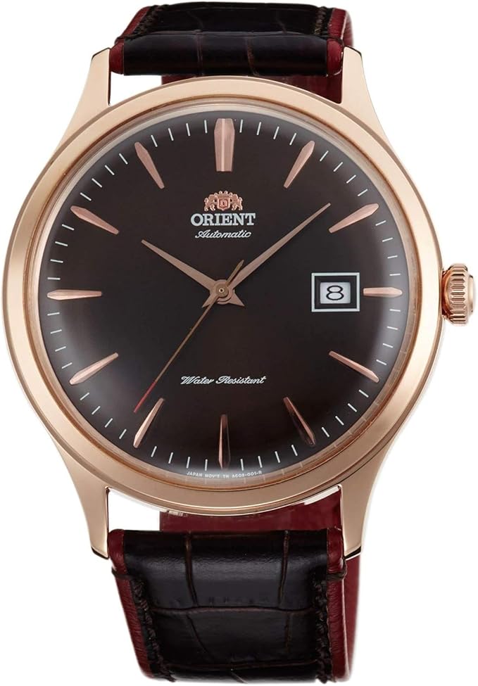 Orient Unisex Erwachsene Analog Automatik Uhr mit Leder Armband ...