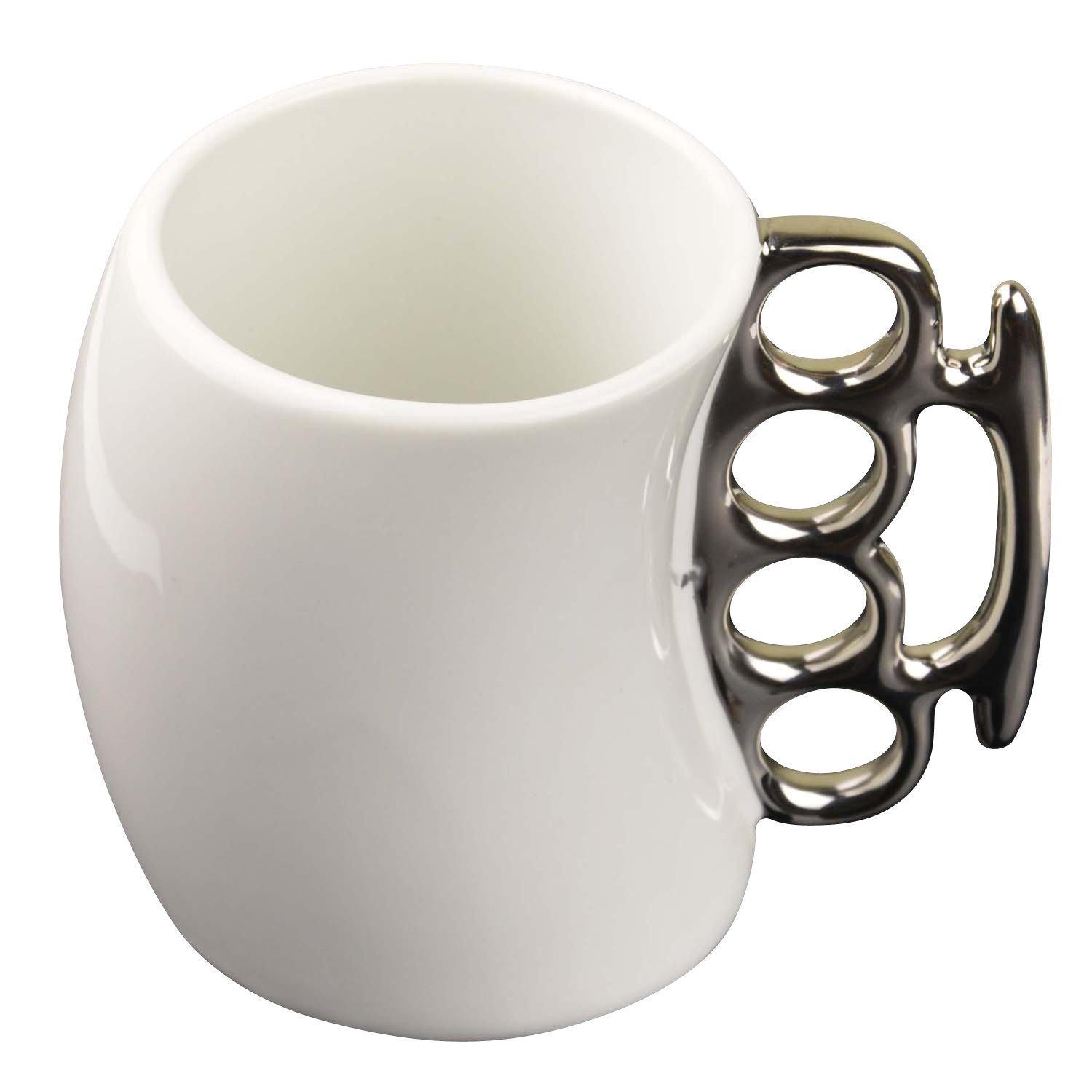 MOACC Fist Cup Brass Knuckle Duster Coffee Mug Creative Ceramic Coffee ...