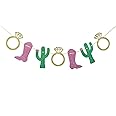 Amazon.com: Cacti, Rings, and Cowboy Boots Garland, Bachelorette Party ...