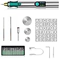 USB Rechargeable Micro Engraver Etching Pen with 36 Stencils,25W Mini ...