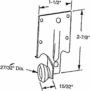 Prime-Line Drawer Track Roller For Monorail Drawer Slide Systems 1 ...