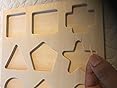 Amazon.com: GYBBER&MUMU Wooden Preschool Colorful Shape Puzzle ...
