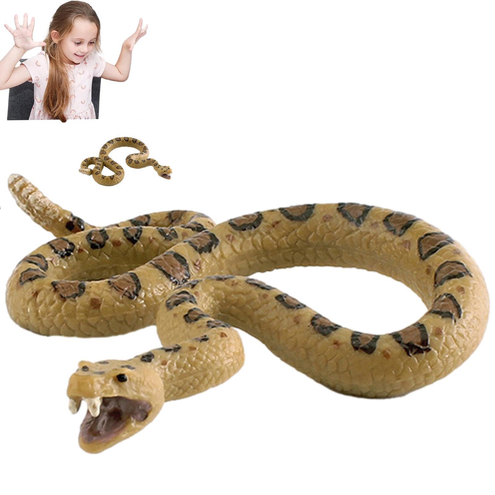Mua Realistic Snake, Snakes Scary Gag Fake Rattlesnake, Fake Snake Toys ...