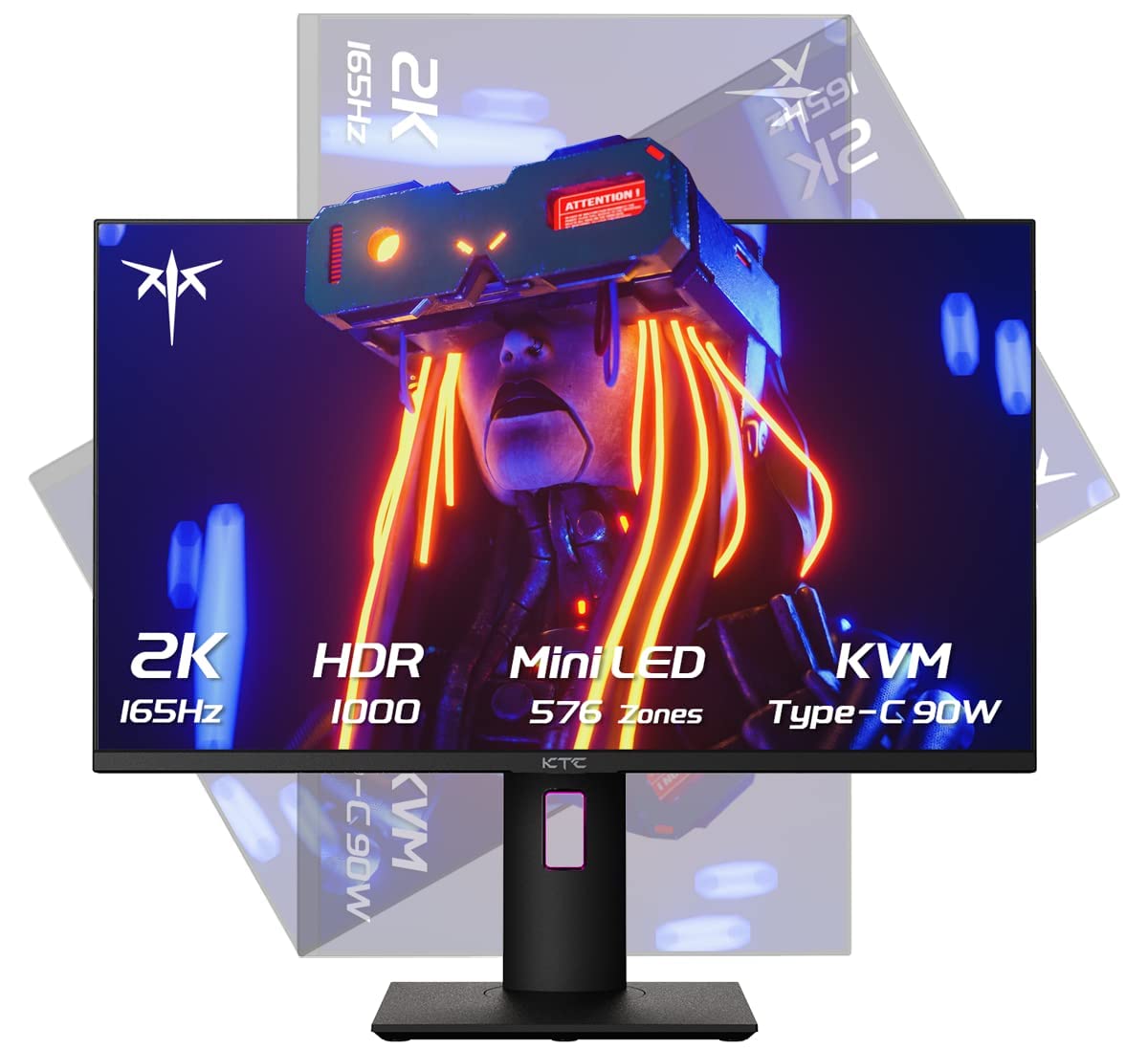 Mua KTC 27 Inch Mini LED monitor, 1440P 165Hz/144Hz Gaming Monitor ...