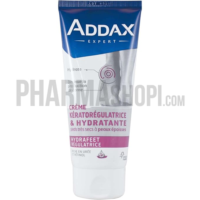 Addax Pieds Crème Kératorégulatrice et Hydratante Hydrafeet Régulatrice ...