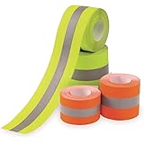 Amazon.com: 2" x 16' High Visibility Fluorescent Yellow Reflective ...