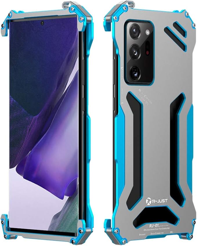 Amazon.com: R-JUST for Samsung Galaxy Note 20 Ultra Metal Case, Heavy ...